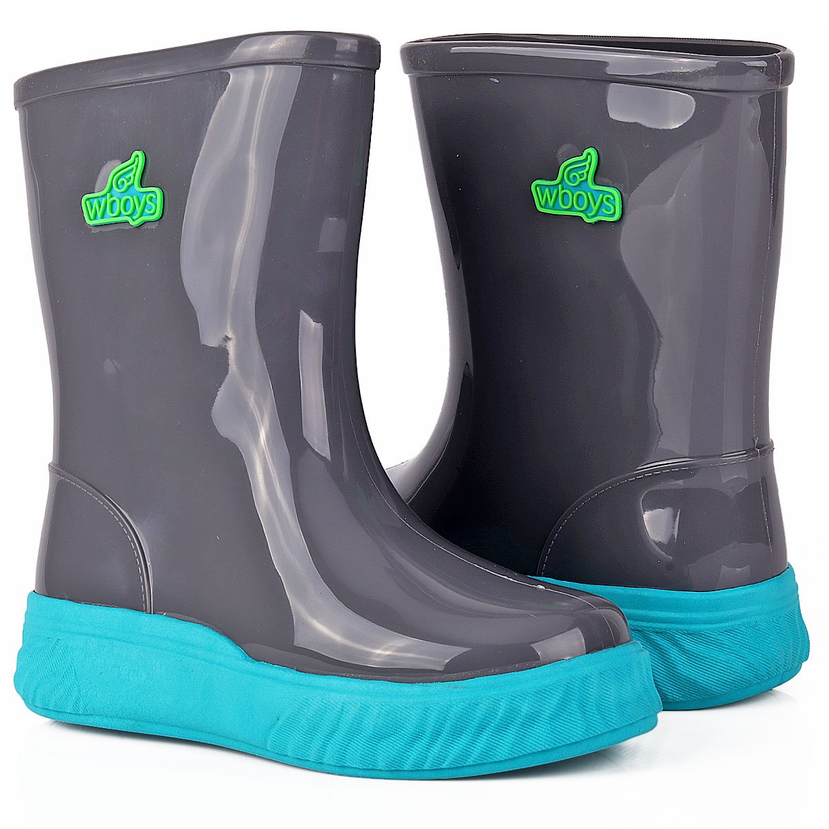 Galocha Infantil Masculino Wboys Maxy - Cinza para menino